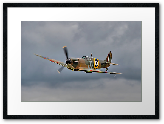 "Guy Martin`s Spitfire 1" by Colin Williams Photography | Redbubble