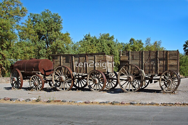 "20 Mule Train Borax Wagons" by ten2eight | Redbubble