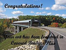 "The Snow an Covered Bridge of Goshen, Arkansas" by David Hughes ...