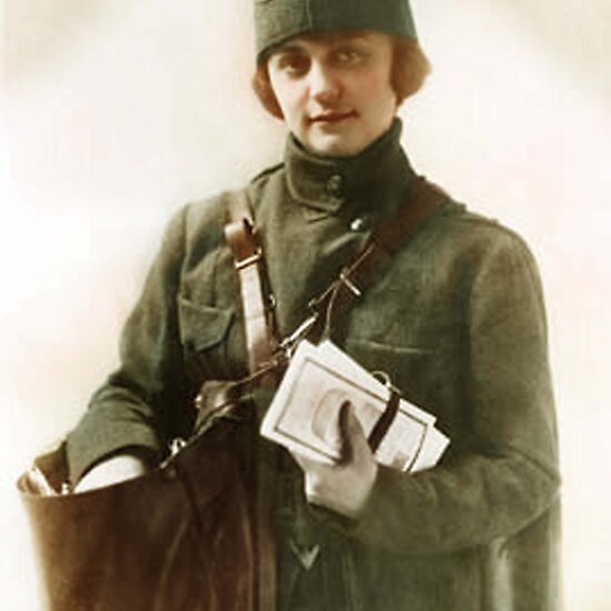 "The Postwoman Of Human Kindness" by Fiona Jones | Redbubble