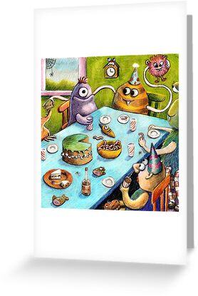 "monster party" by vian | Redbubble
