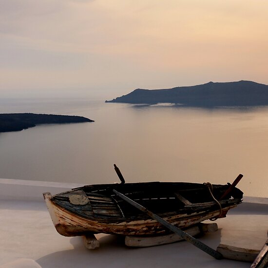 "Santorini Drama - Thira, Santorini" by Ben Prewett | Redbubble