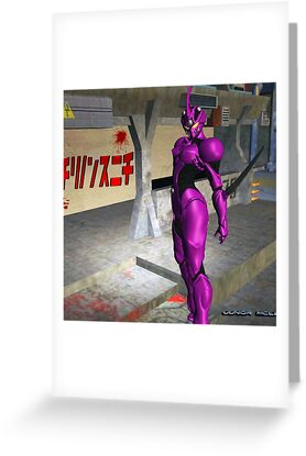 "Female Guyver 2 Valkyria" by Junior Mclean | Redbubble